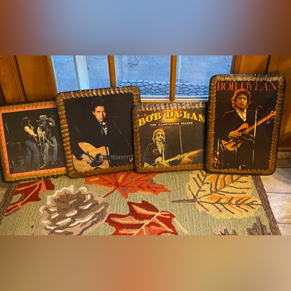 Wall Decor | 4 Bob Dylan Wall Plaques Homemade | Poshmark